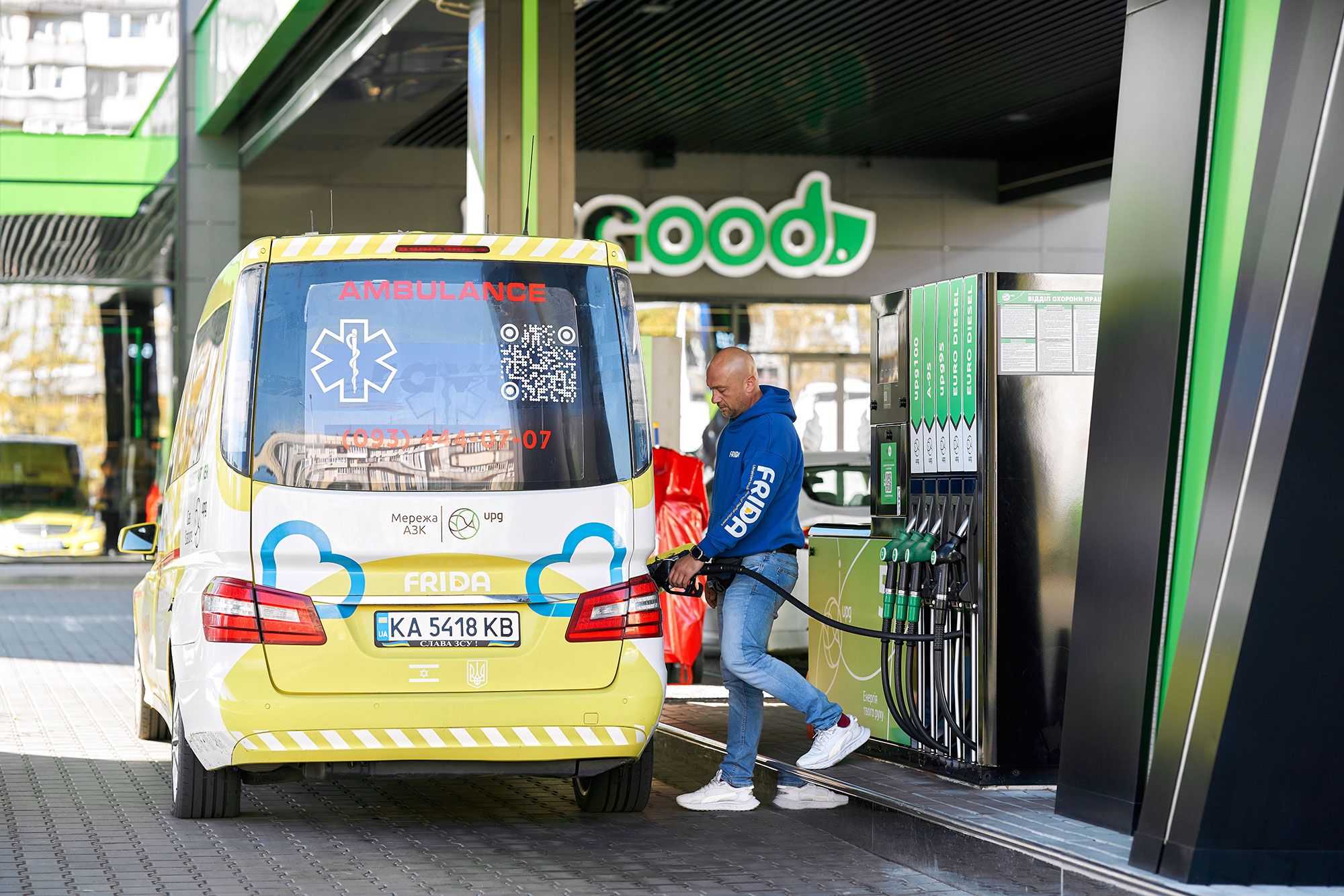 Понад 17 000 наданих медичних послуг: АЗК UPG та FRIDA Ukraine продовжують допомагати цивільним ...