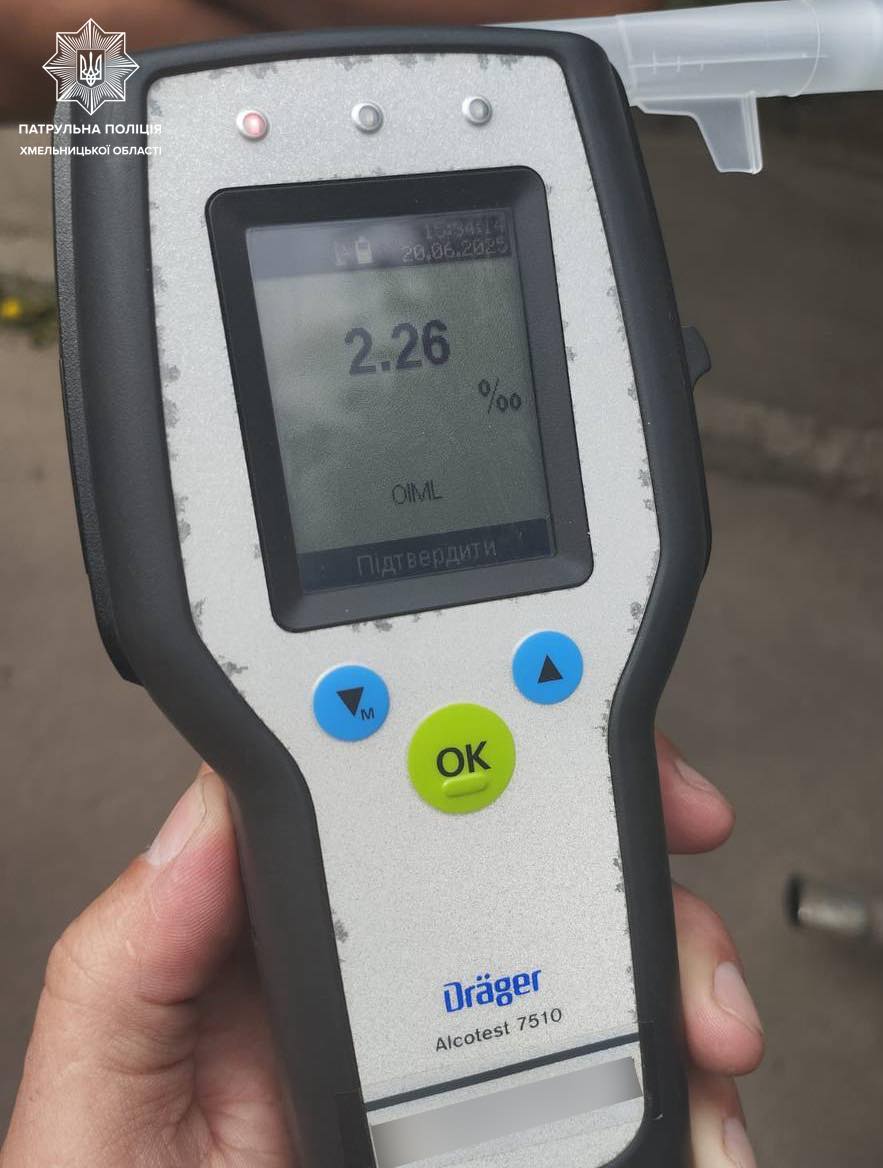 Пʼяний водій тікав від патрульних у Хмельницькому - vsim.ua